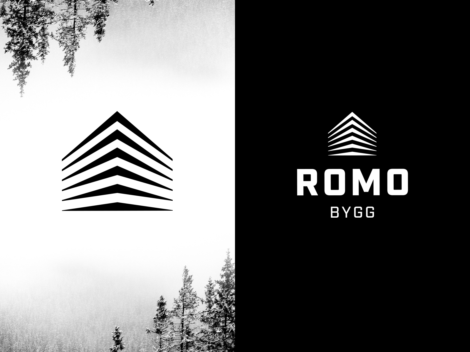 Romo Bygg Logo by Henrik Hedvall on Dribbble
