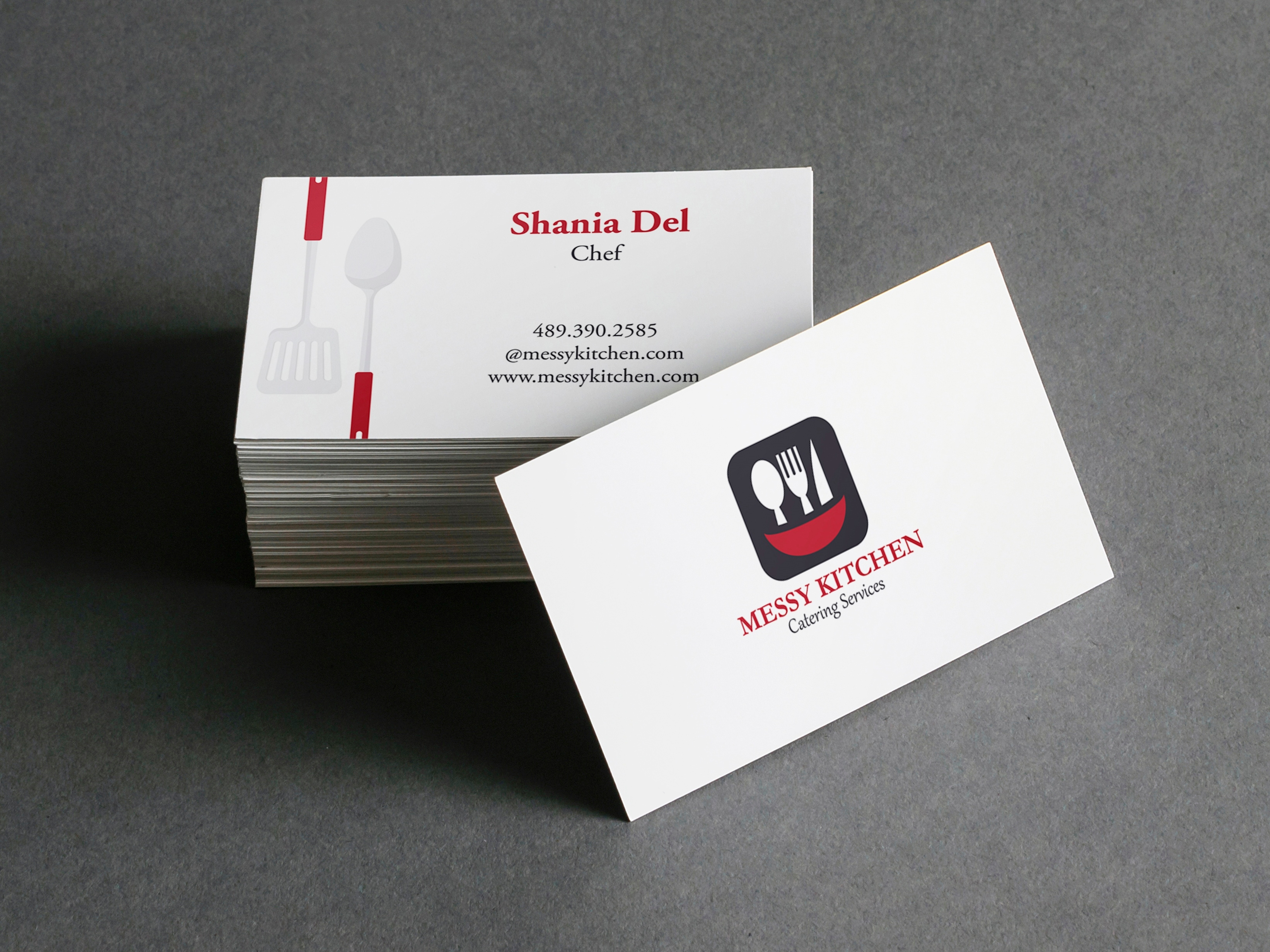 Messy Kitchen Business Card by Danish Hameed on Dribbble