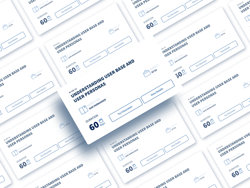 Course Card designs, themes, templates and downloadable graphic ...