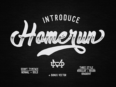 Baseball Script by madeDeduk Design on Dribbble