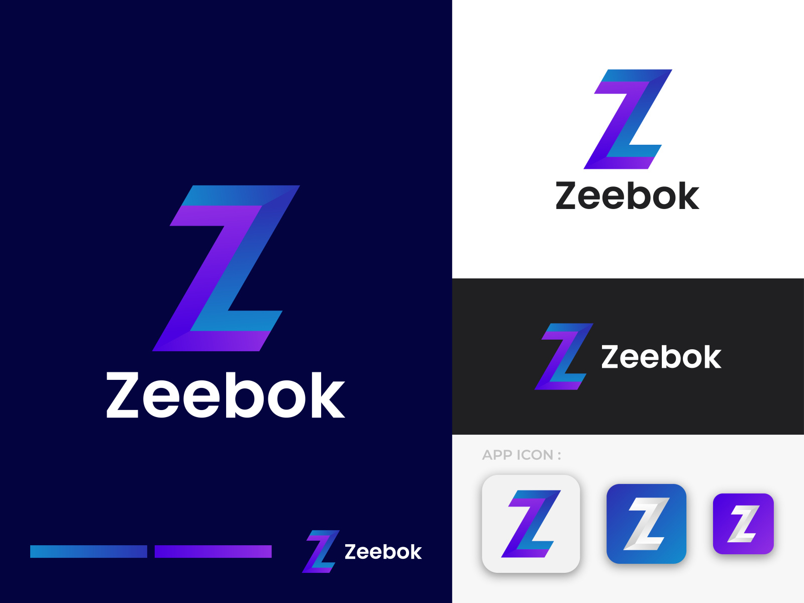 Zeebok Logo design by Mehedi Hasan on Dribbble
