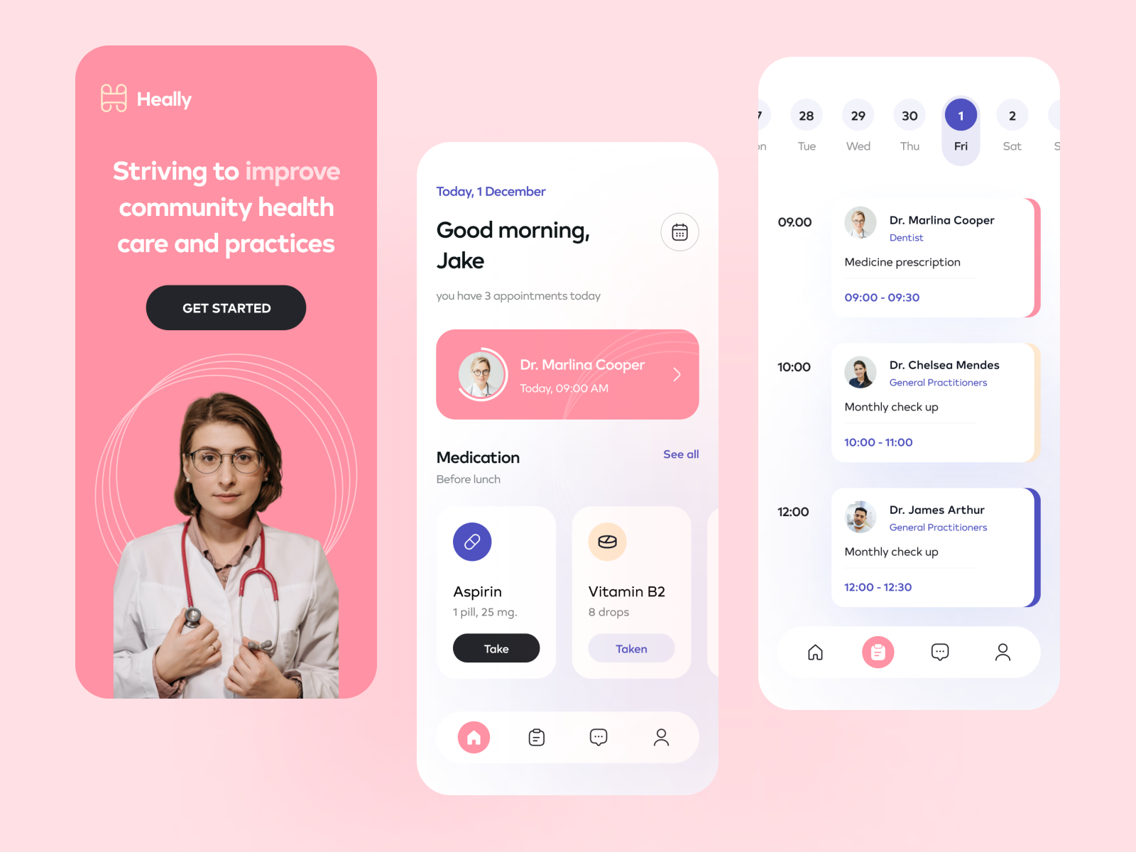 Heally: Community Healthcare Mobile App by Rizki Mulyawan for Piqo ...