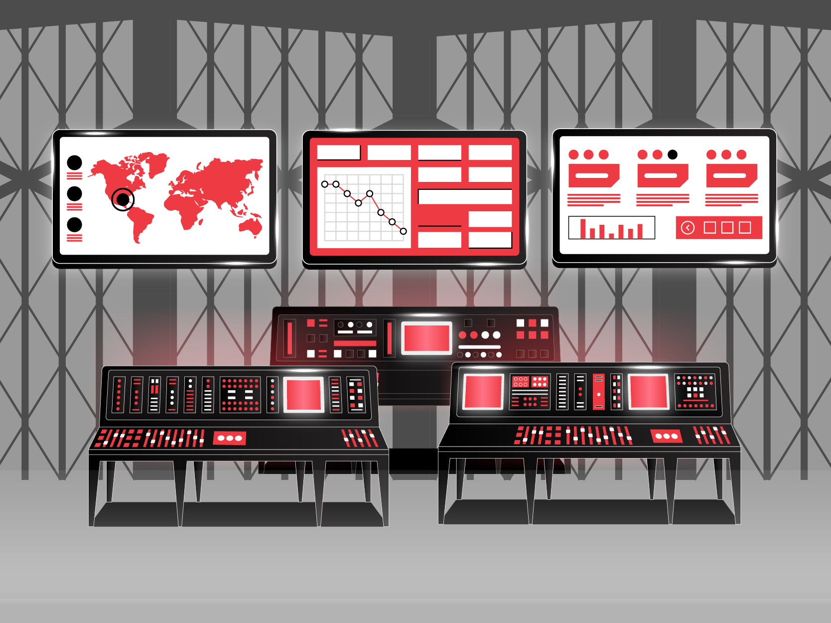 Control Room by MarketScale on Dribbble