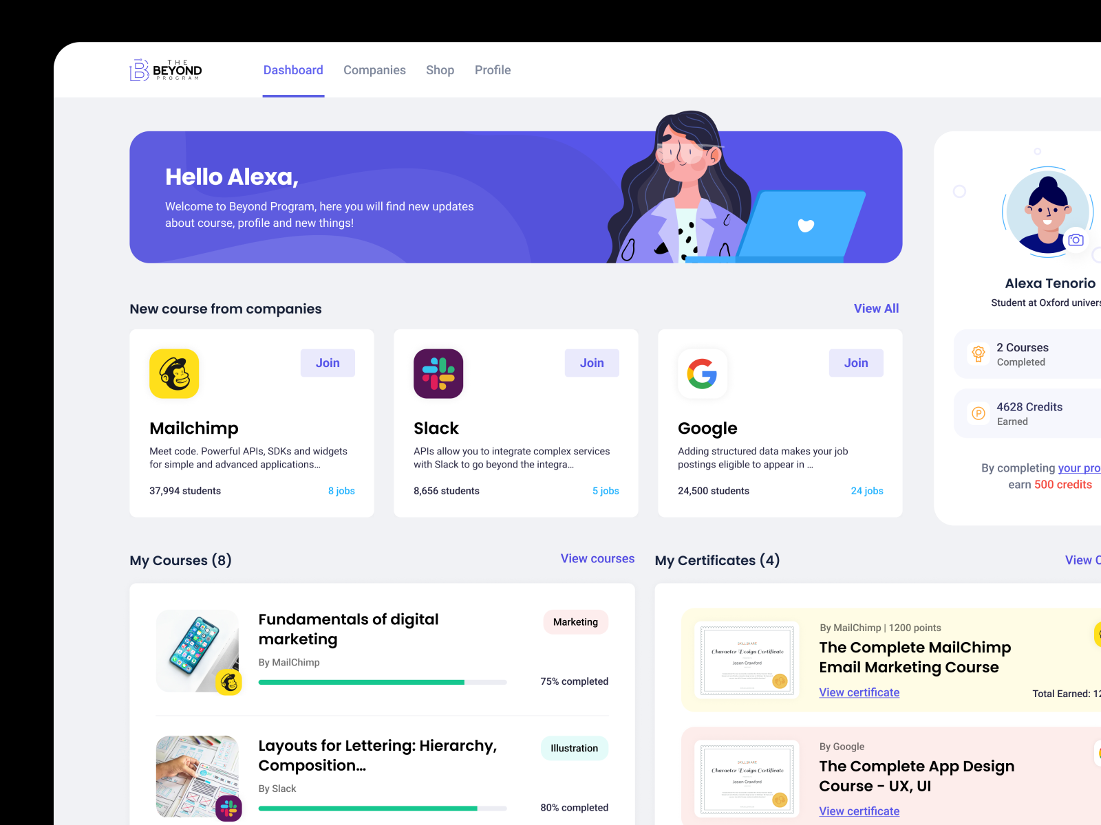 Beyond - Mobile & Web App Design by Stella Xuyang Liu on Dribbble