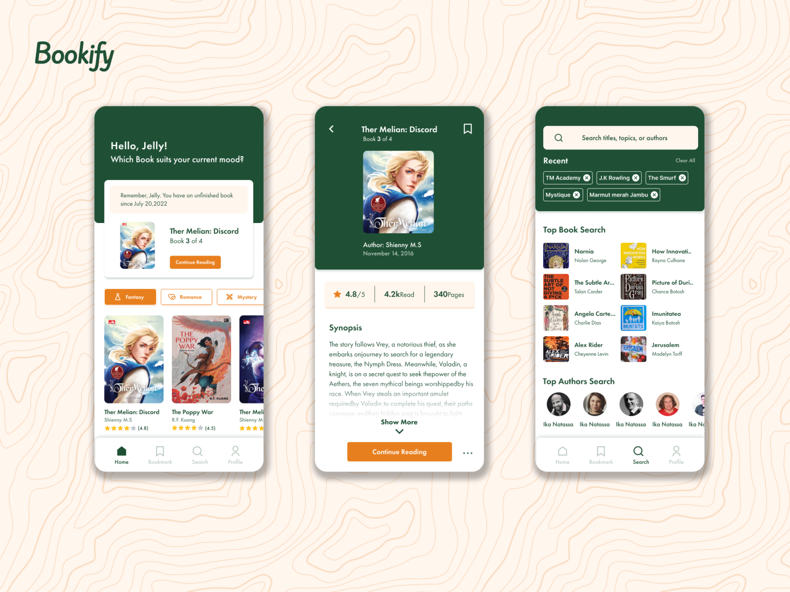 Online Reading App by Sansan Shih on Dribbble