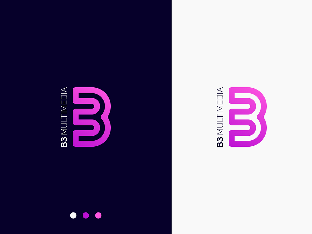 B3 MultiMedia | B+3 Logo Exploration by Naeem Ehsan on Dribbble
