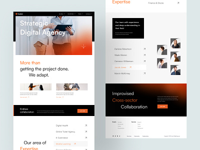 Digital Agency Website Exploration by Maulana Farhan 🐣 for Vektora on ...