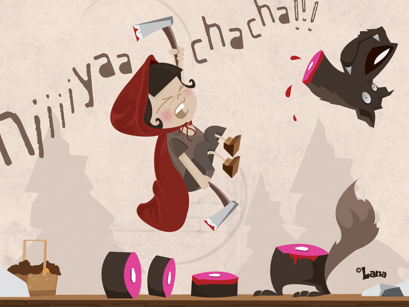 Red Riding Hood by Michelle Lana on Dribbble