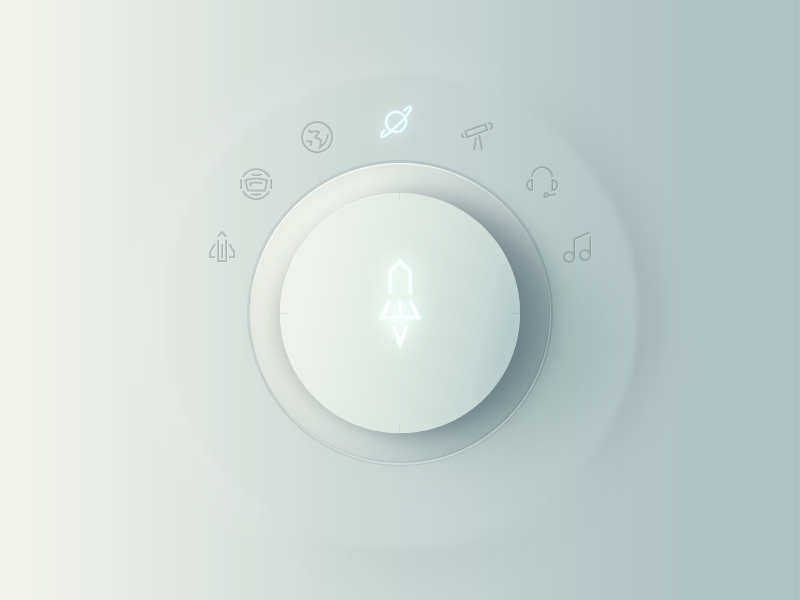 Space Knob by Mark Koepsell on Dribbble