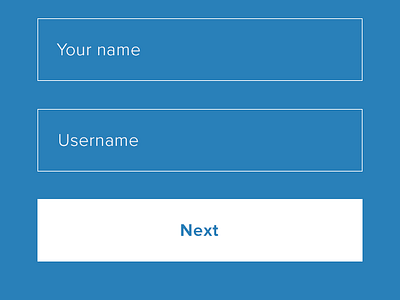 Sign Up Flow by Mark Koepsell on Dribbble