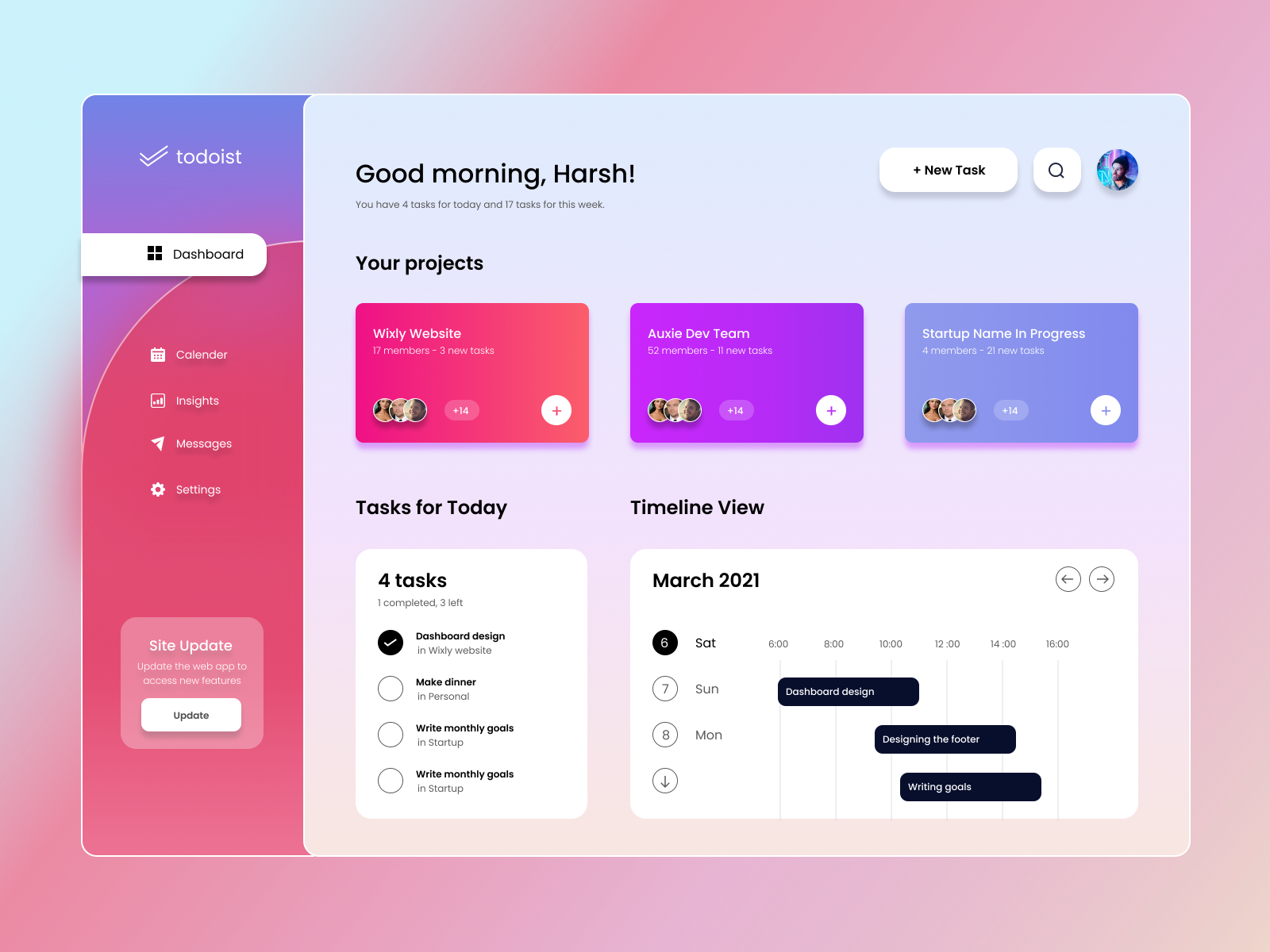 To Do List App Concept Design By Harsh Rathi On Dribbble