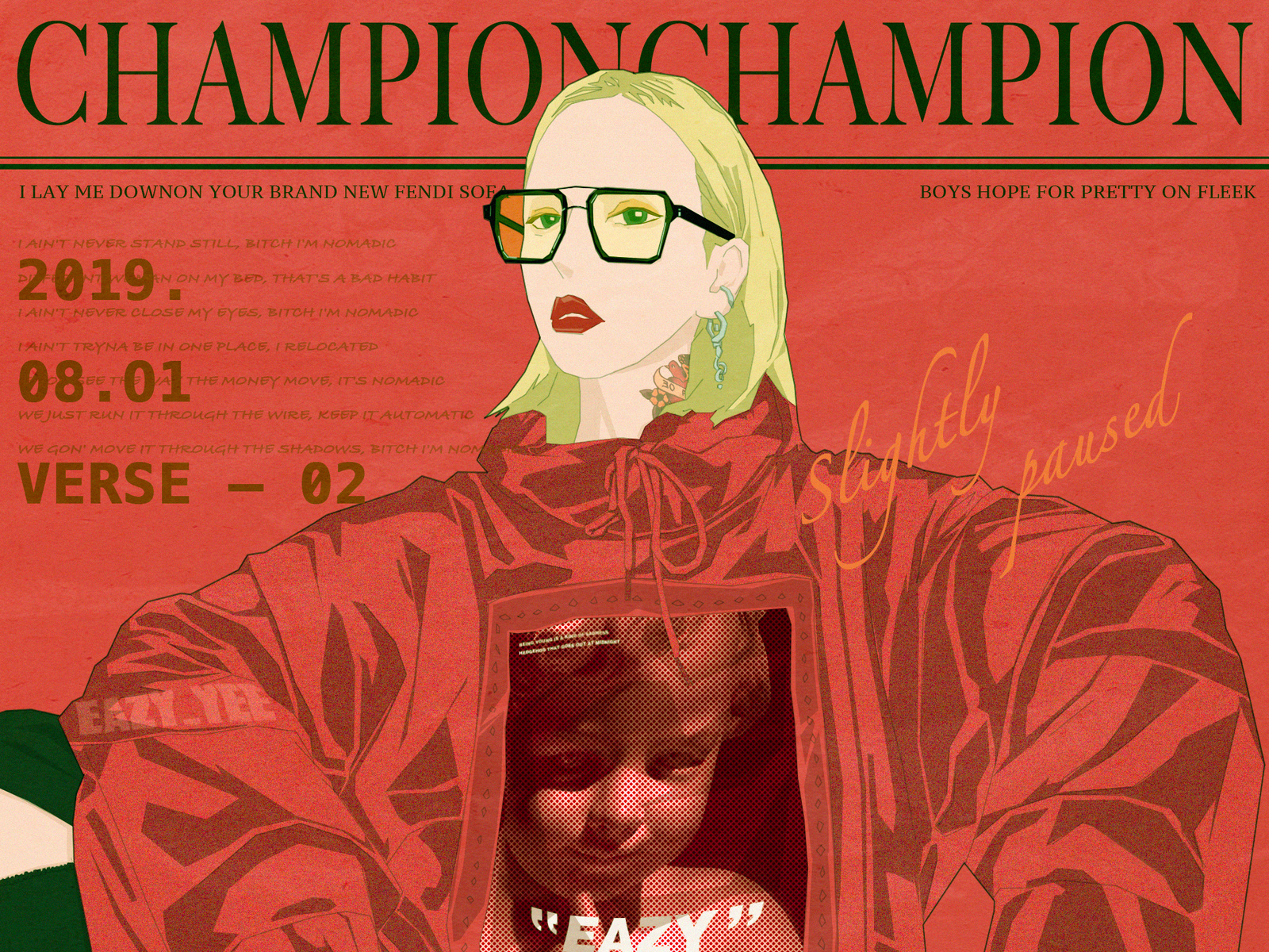 闲散时间 by Eazy_Yee on Dribbble