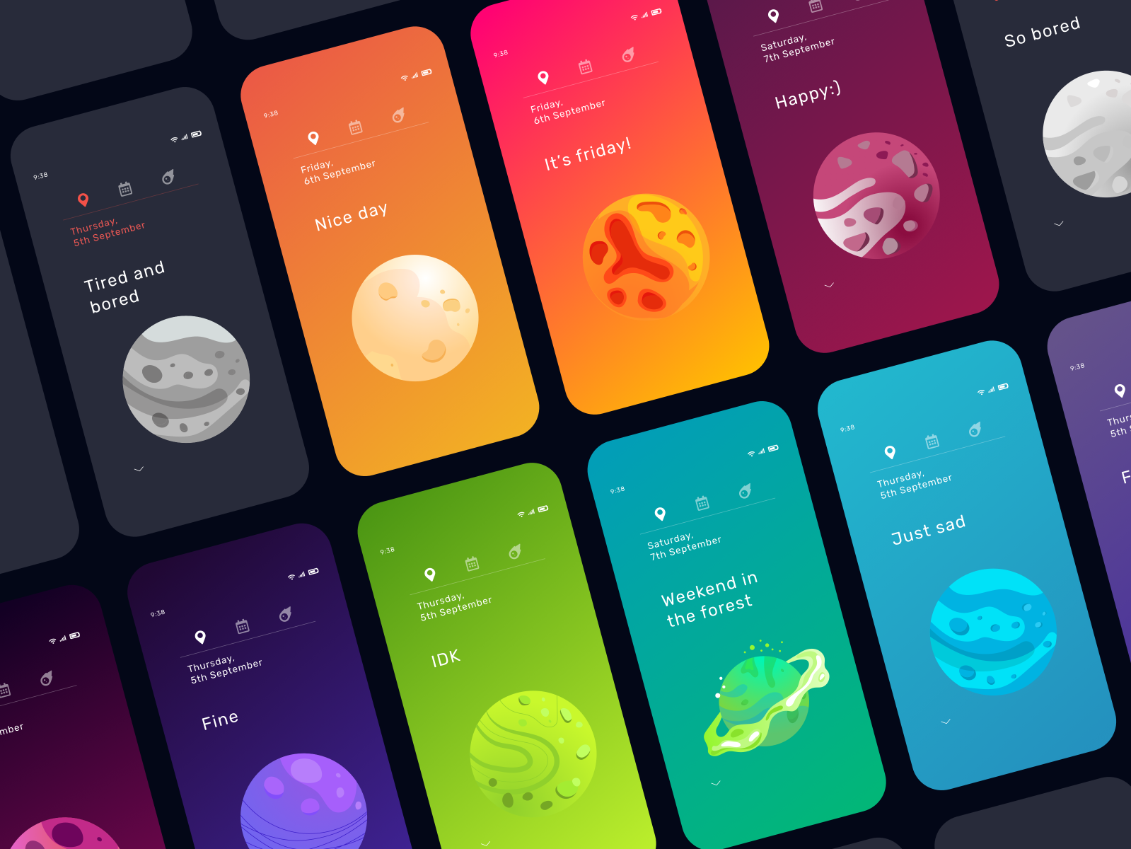 Mood Tracker App 4 By Anastasiia D Svystunova For SPLIT Development LLC On Dribbble