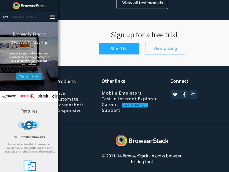 Landing page responsive version by Arun Pattnaik on Dribbble