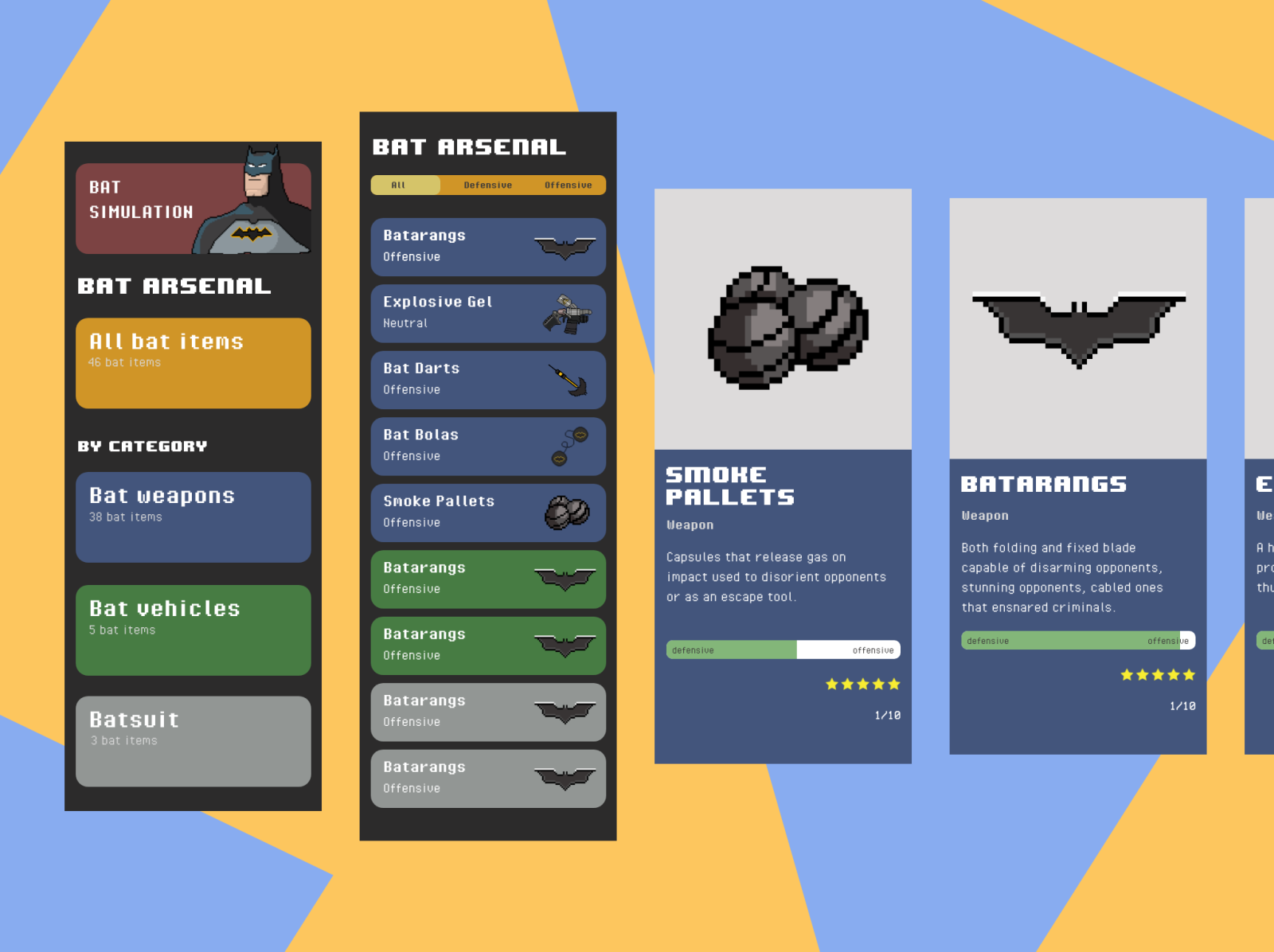 Bat Arsenal by Andressa Valengo on Dribbble