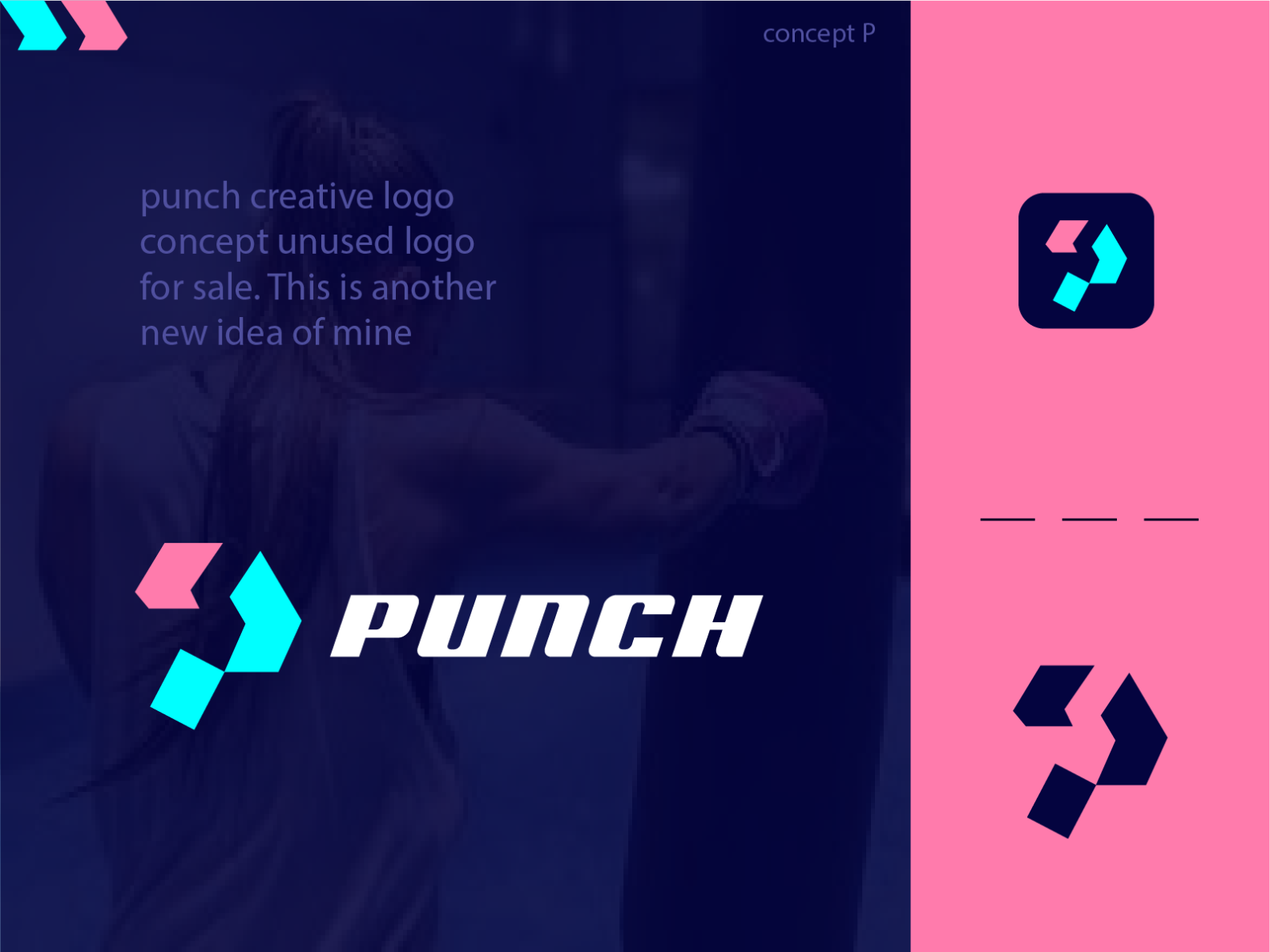 Punch Fitness Logo by Javed Umar on Dribbble