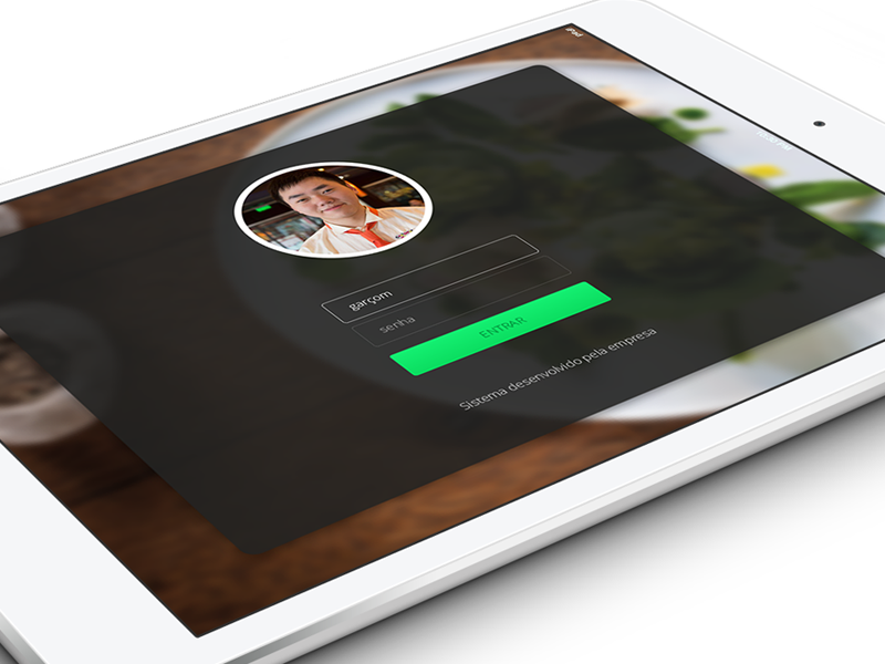 Menu login by Jamesson Júnior on Dribbble