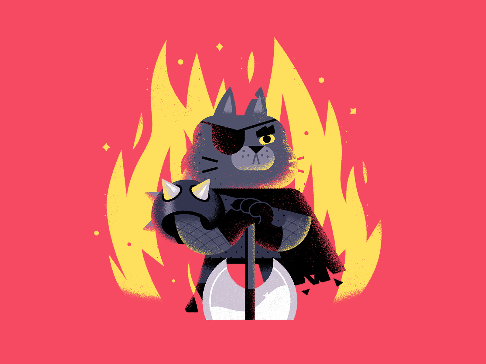Cat Knight by Henrique Athayde on Dribbble
