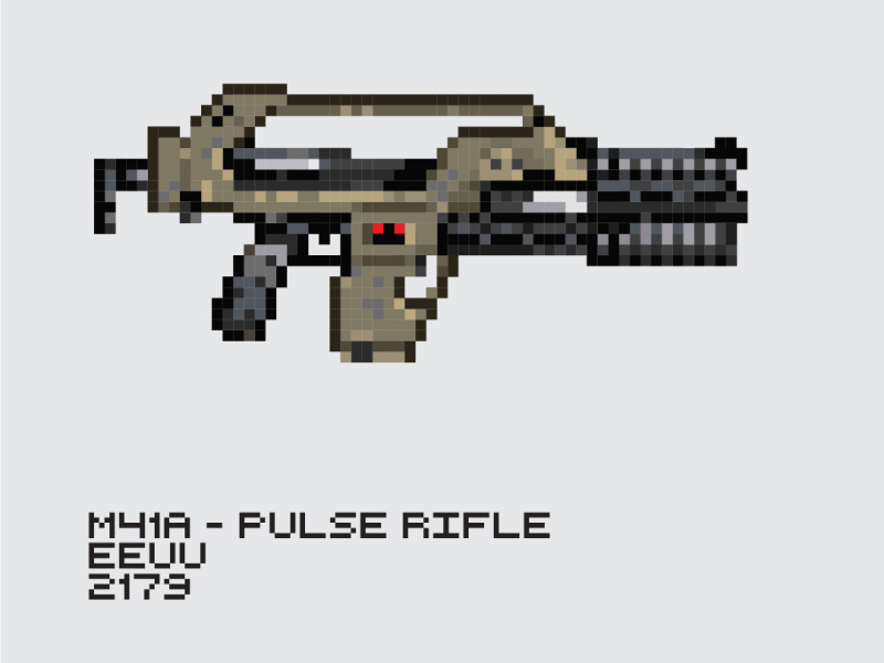 Pulse Rifle by Martin Aguirre on Dribbble
