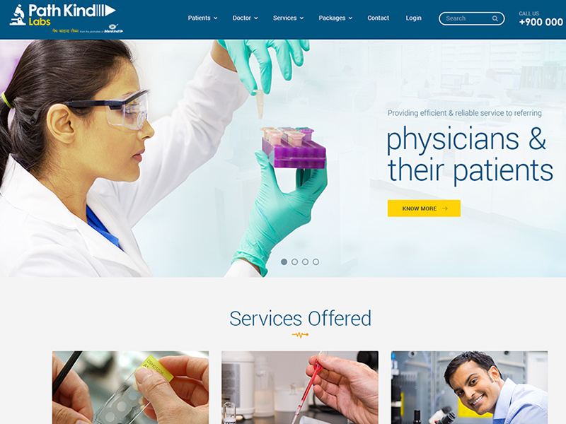 Diagnostic and Pathology lab by Tara Singh on Dribbble