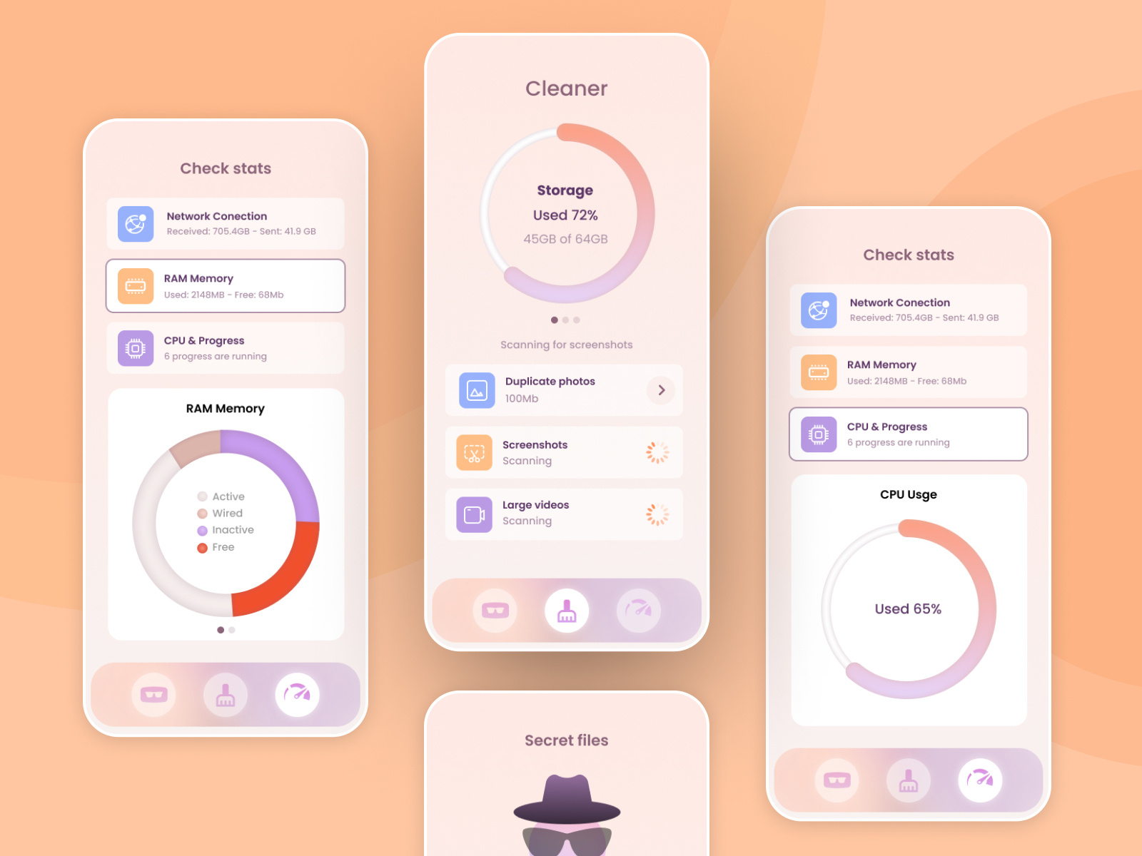Cleaner application for IOS, IpadOS by Hai Thang on Dribbble