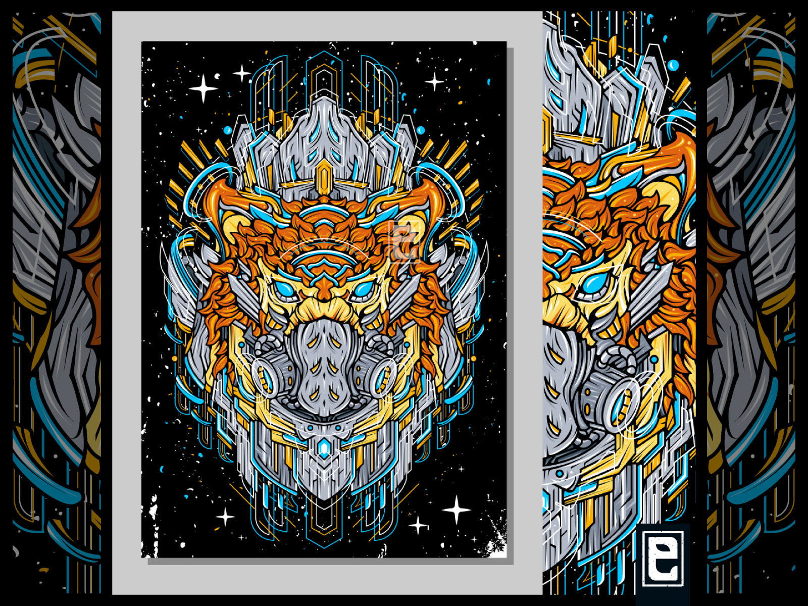 Mecha Wolf by Eyemands on Dribbble