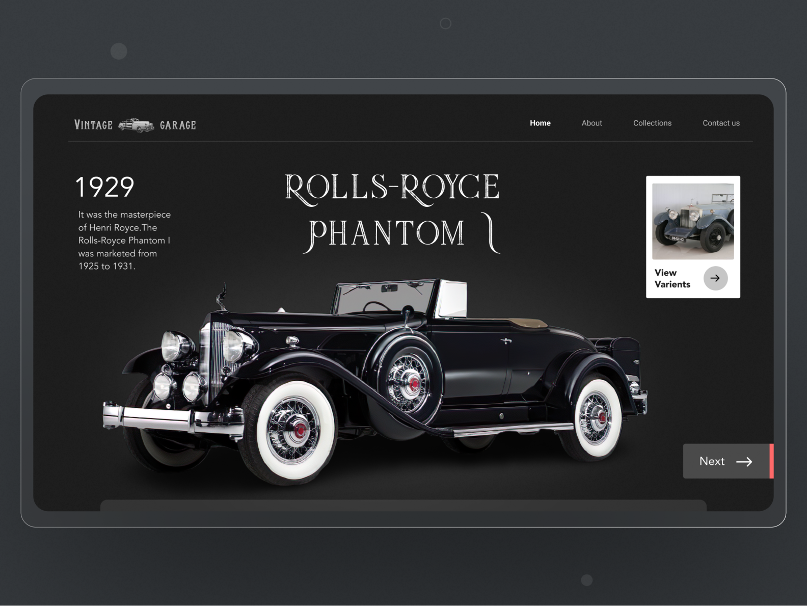 Vintage Garage by Yash Parashar for NovoStack on Dribbble