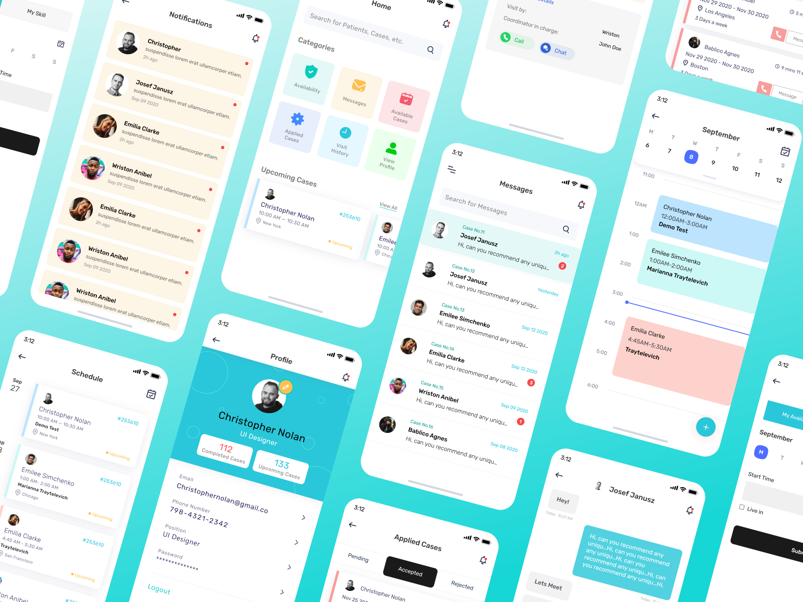 Schedule App by Prithviraj - UX Designer on Dribbble