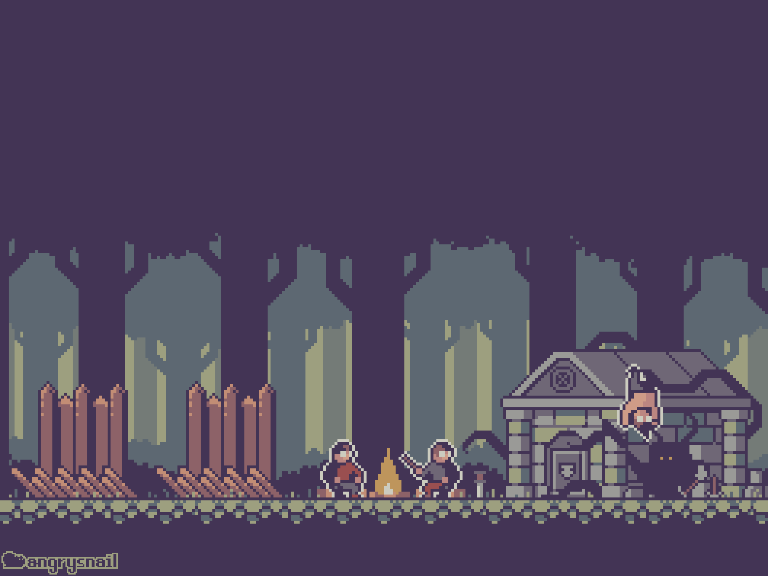 Cursed Bandit Outpost by angrysnail on Dribbble