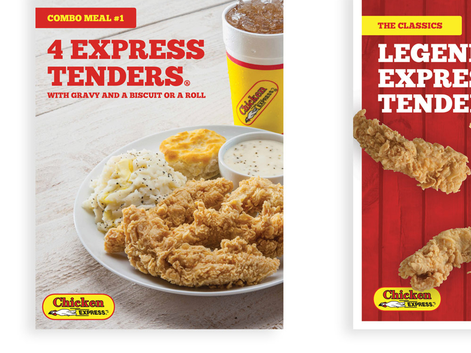 Chicken Express Posters by Sovic Creative on Dribbble