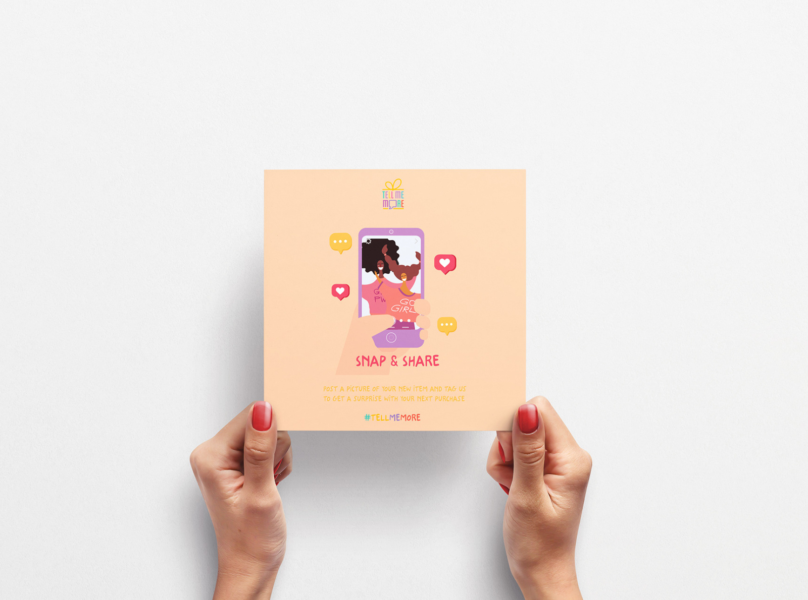 Tell Me More / Branding by Mây Design Thiết kế có tâm on Dribbble