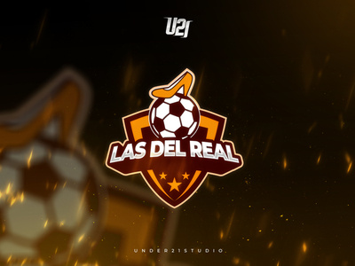 "LAS DEL REAL" Mascot Logo by Under21 Studio on Dribbble