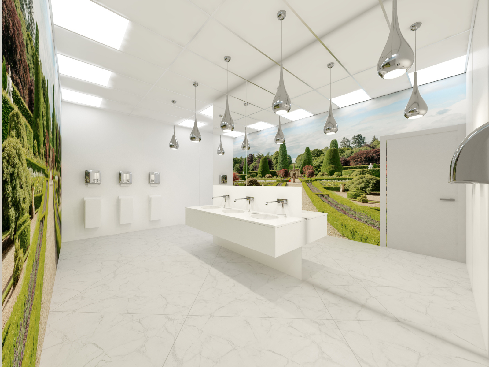 Public wc interior design by Evgeniya Pilipenko on Dribbble