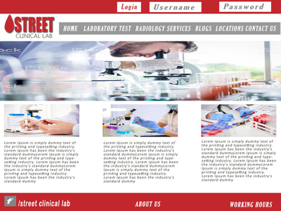 WEB MAIN PAGE by rubah aaby on Dribbble