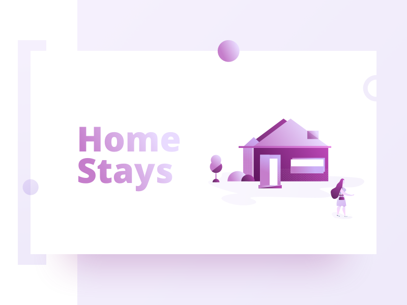 Homestays Illustration by Nitesh Chandora on Dribbble