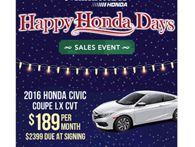 Honda Email Marketing Ad by Sarah Elizabeth Snyder on Dribbble
