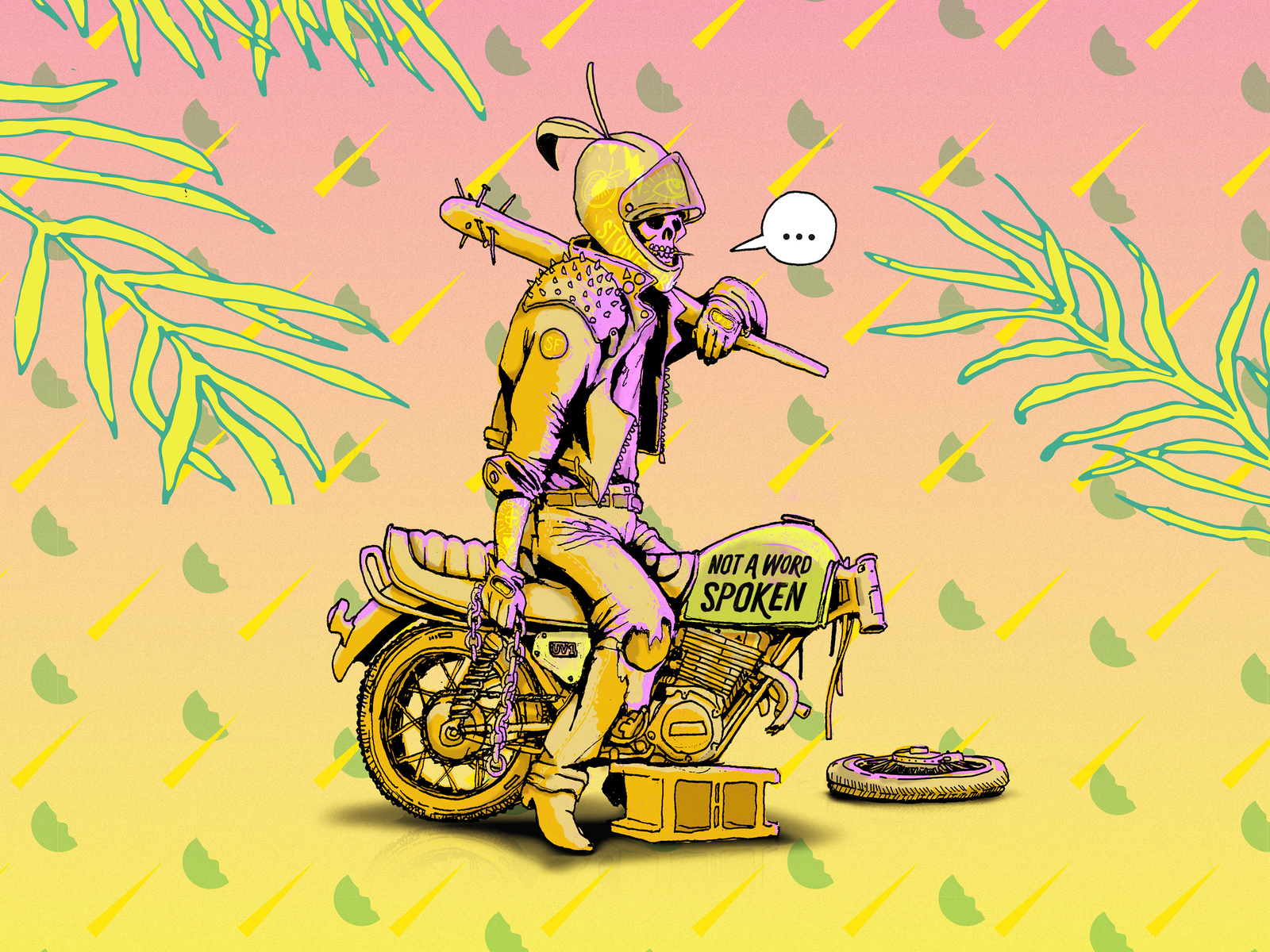 Not a word spoken by Gordon Auld on Dribbble