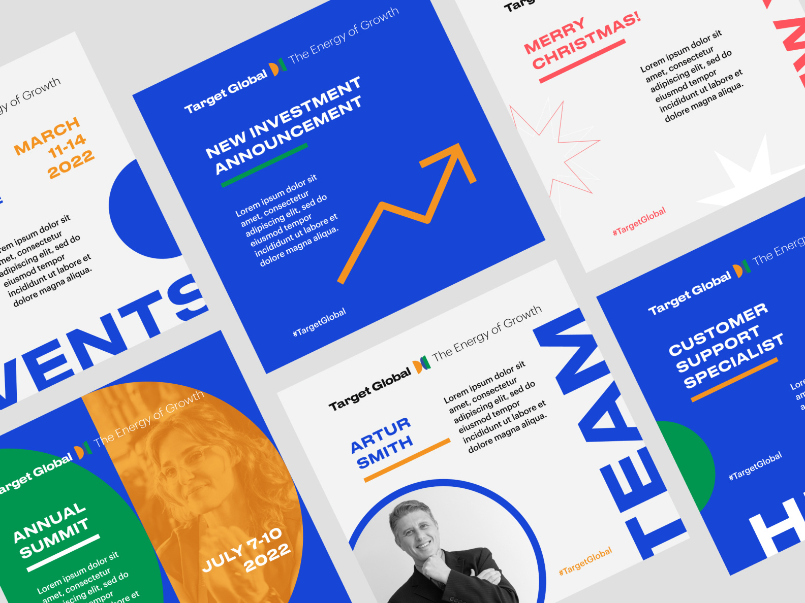 Target Global | Social Media Design by Passionate Design Agency on Dribbble