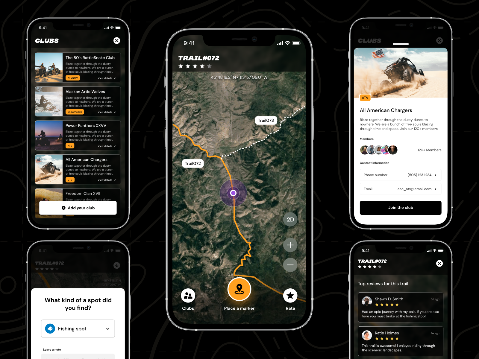 TRAILZ App - Navigate through wild terrains - UI by Tasin - Opacity ...