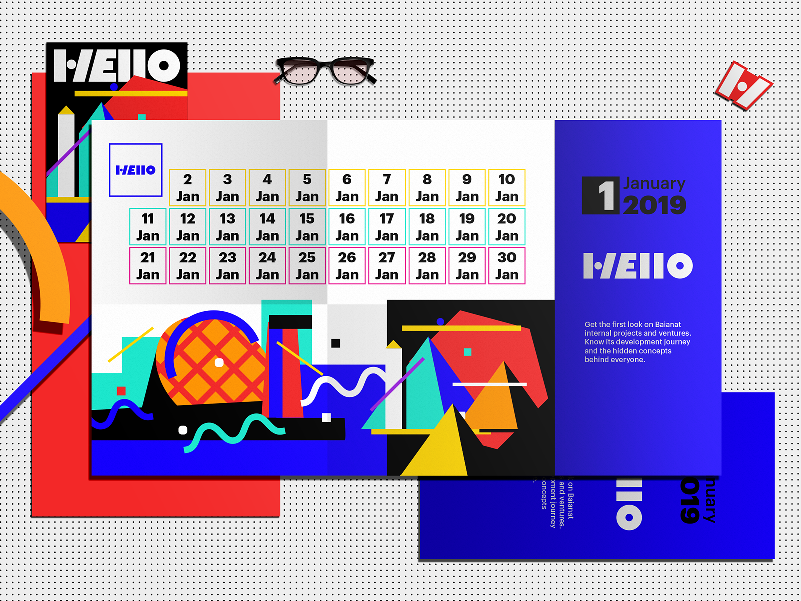 Hello Brand Identity by Baianat on Dribbble