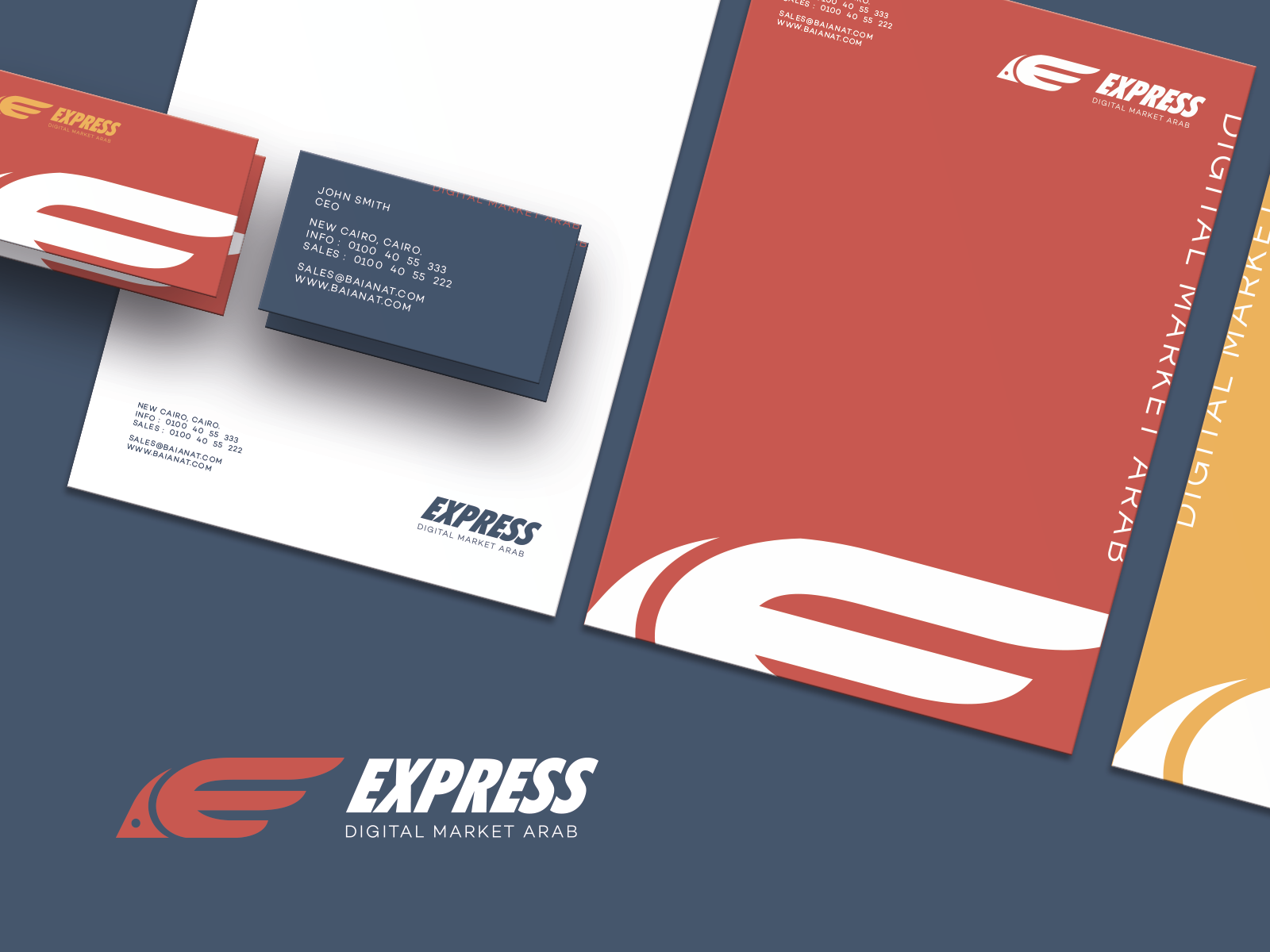 Express Brand Identity Design by Baianat on Dribbble