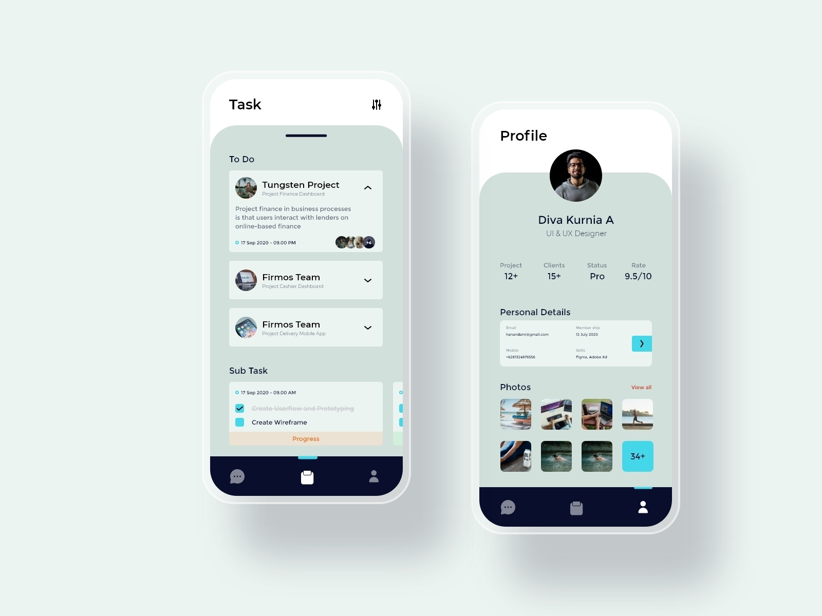 Project Management App by Diva Kurnia Achmadi on Dribbble