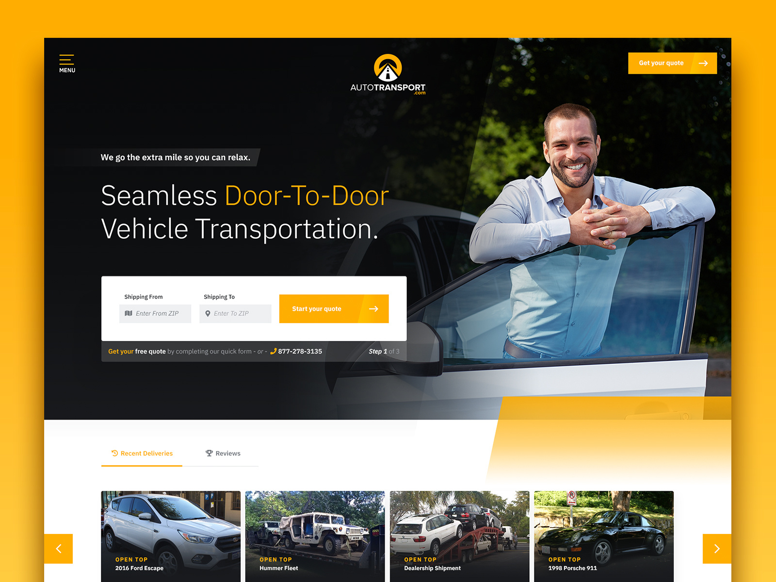 AutoTransport.com Vehicle Transportation Website by Eicher for ...