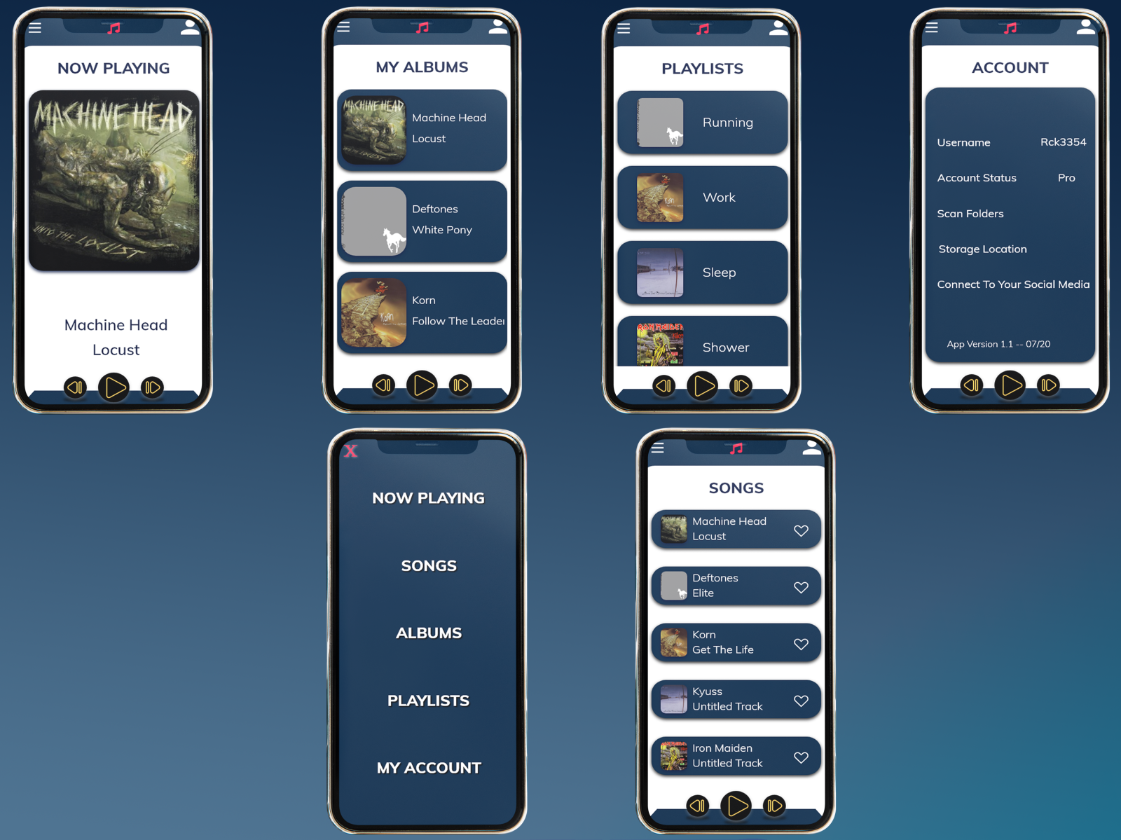 MP3 Player redesign by Ally Bell on Dribbble