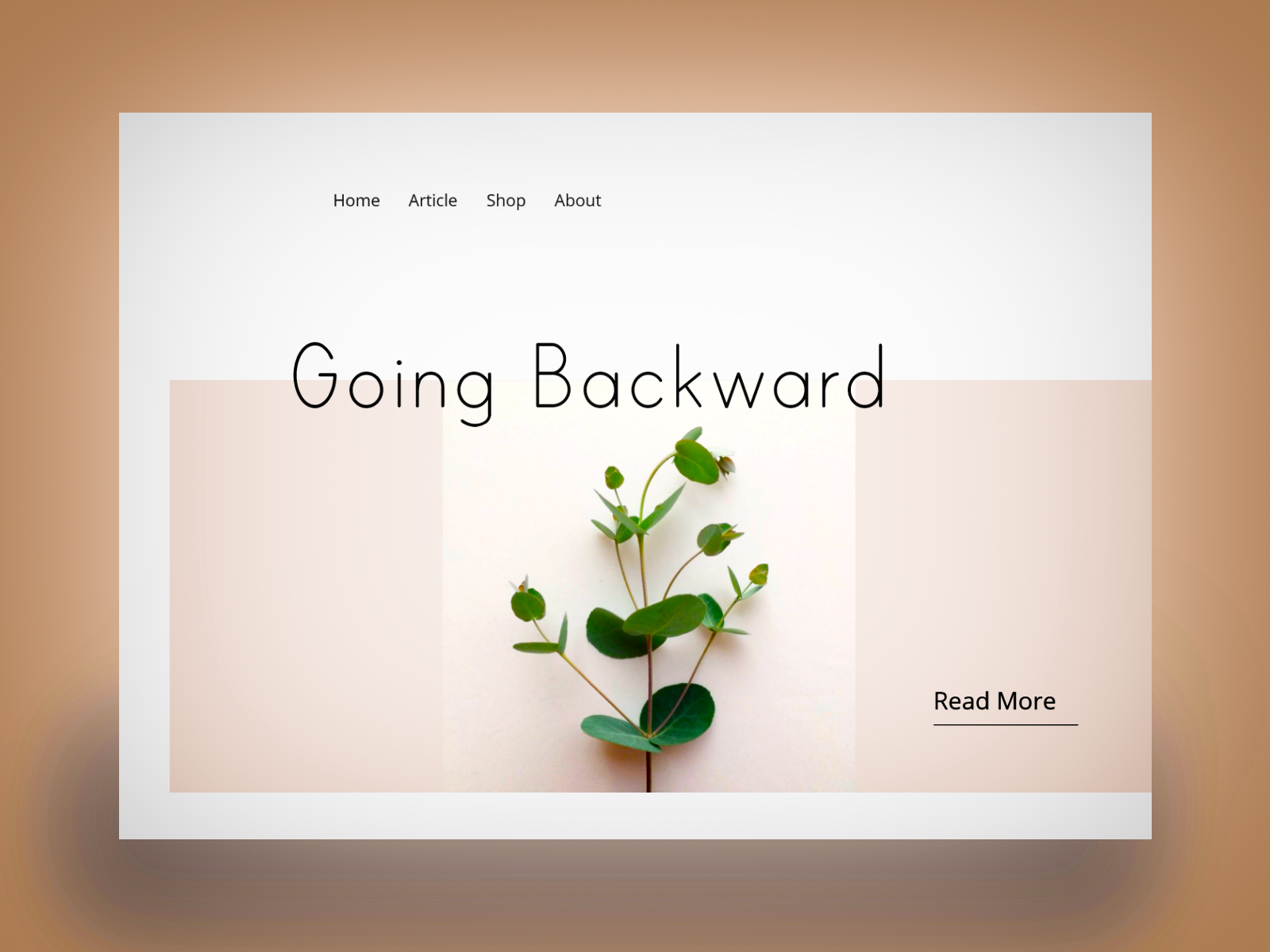 Clean Design And Minimal Landing Page UI Design Concept by Tinku Gupta ...