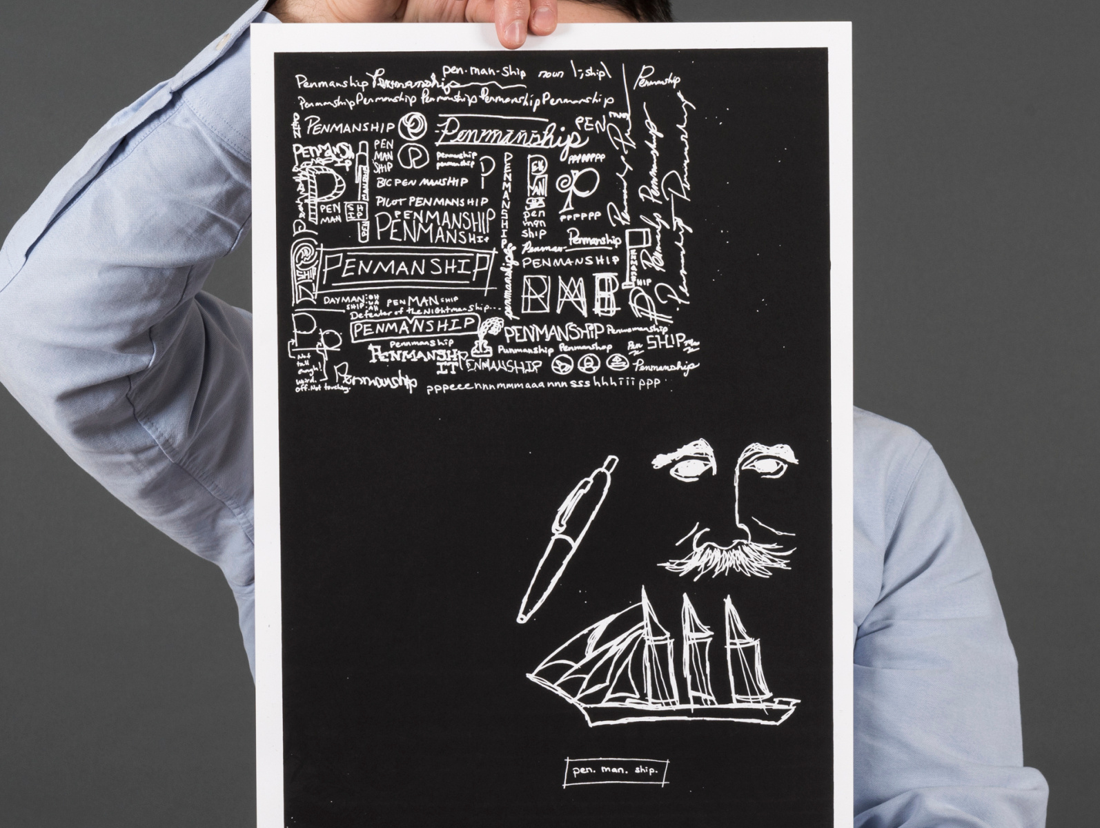 Penmanship poster by Steve DeCusatis on Dribbble