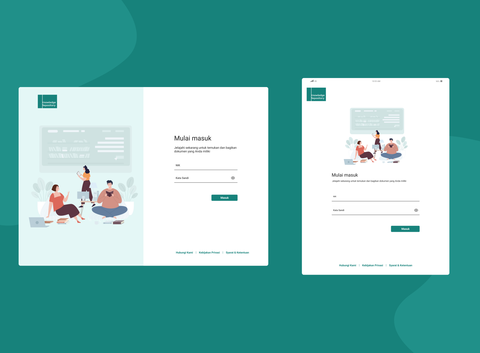 Responsive Login Page by Faisal Ridwan on Dribbble