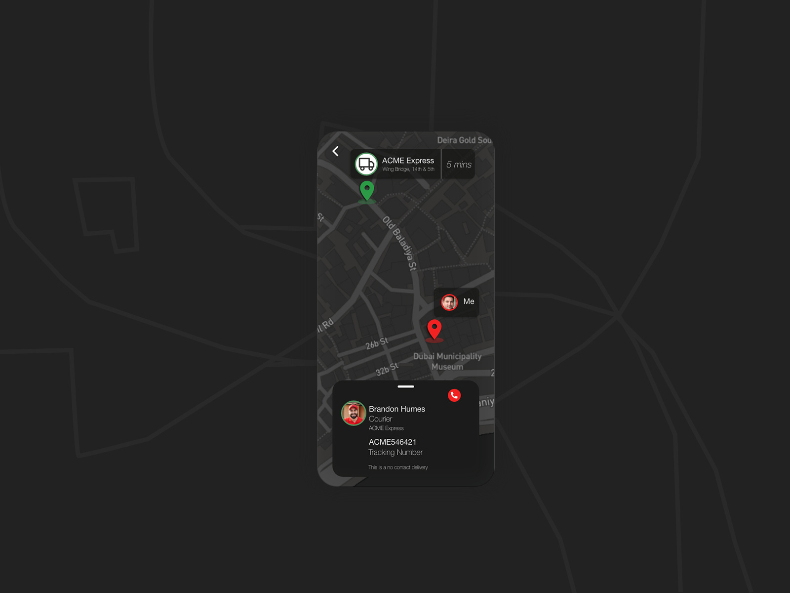 020 Daily UI - Location Tracker by Ludbah on Dribbble