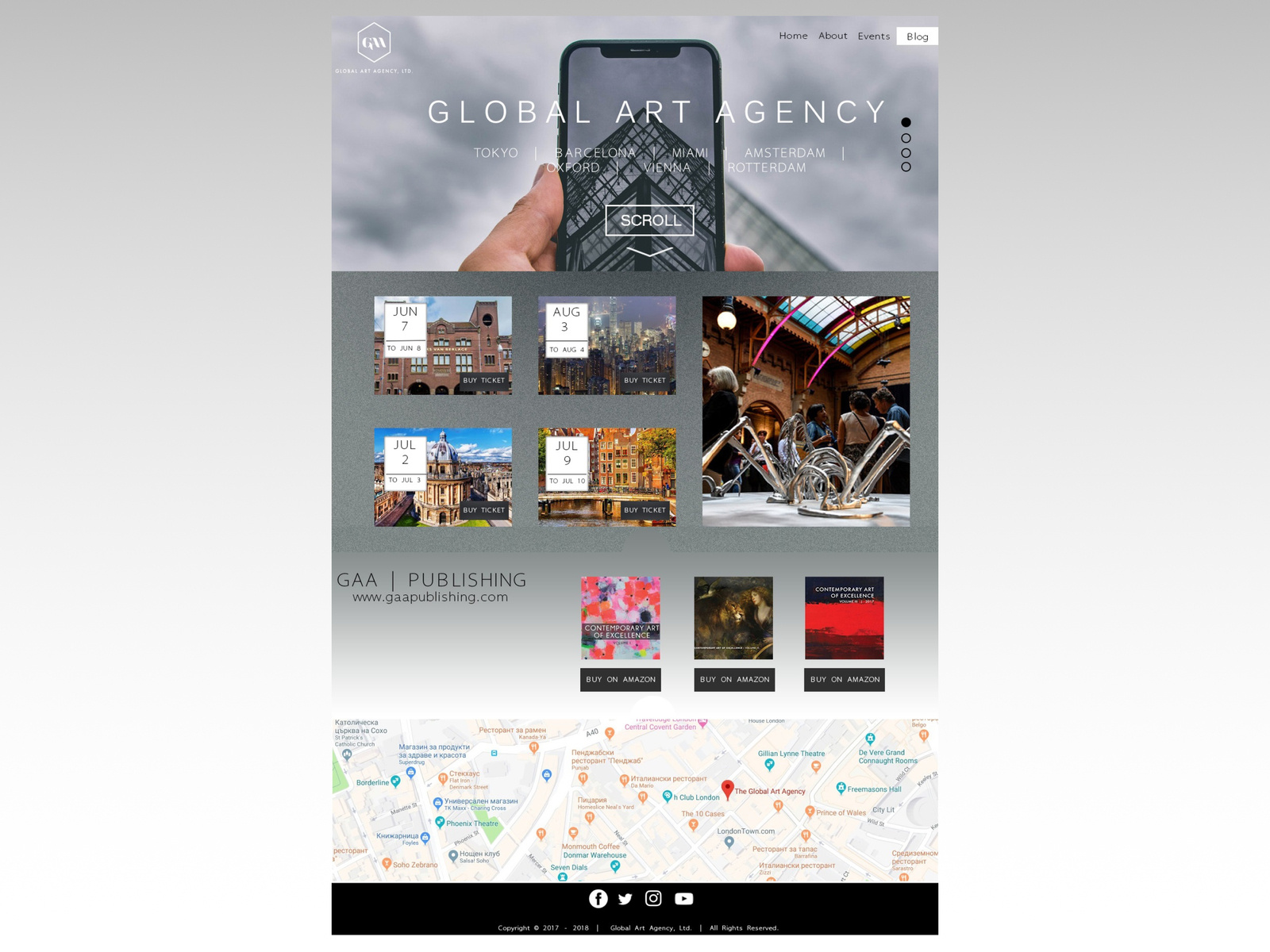 GAA Website Design by George Manolev on Dribbble