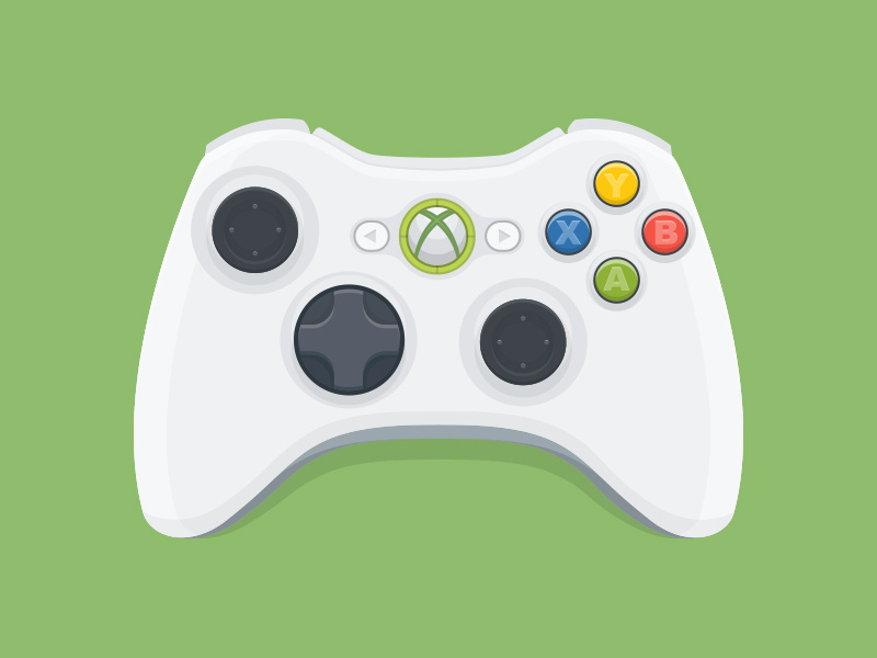 Xbox360 Controller by Darcy Aubin on Dribbble